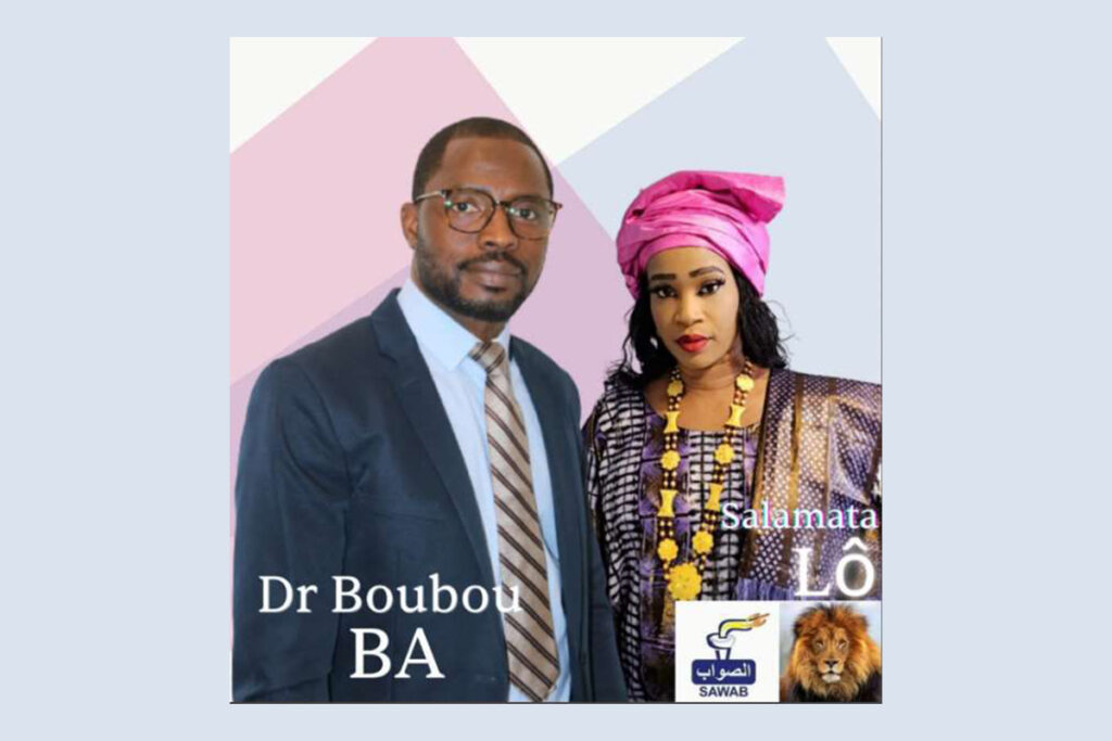 Le programme politique du candidat Dr Ba Boubou et sa suppléante ...